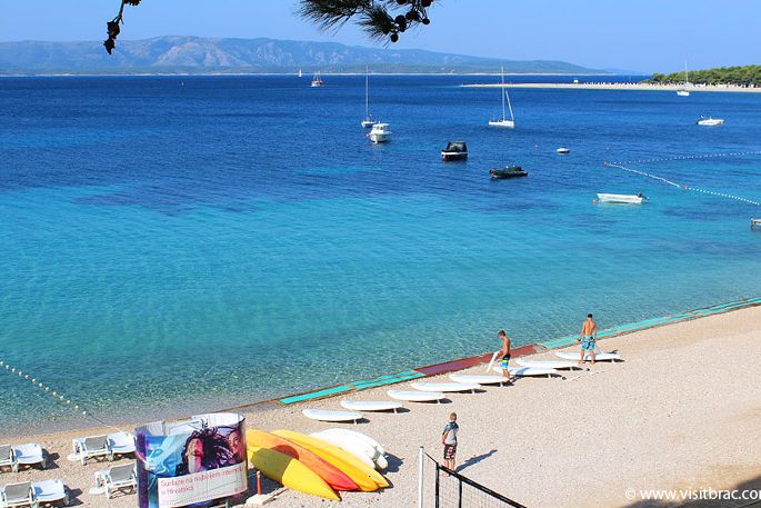 Plaža Zlatni rat, Bol | Otok Brač, Hrvatska