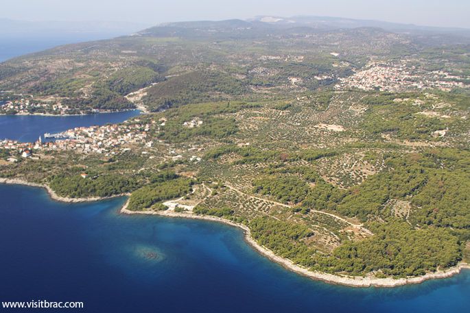 Selca, Island Brač, Croatia | Island Brač Map